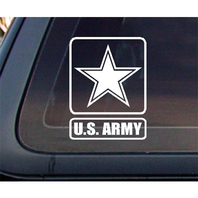 U.S. Army Car Decal / Sticker - White | Shopee Philippines
