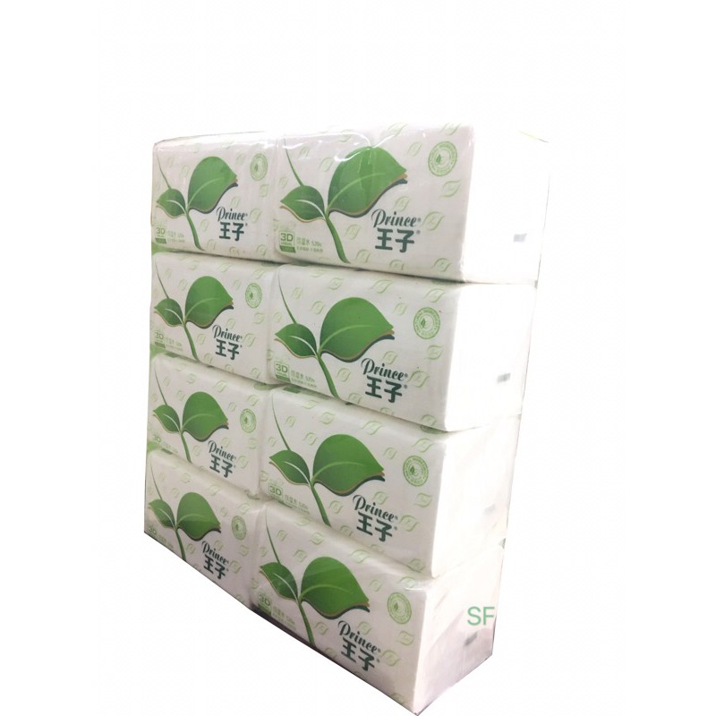 Prince Native Wood Pulp Facial Tissue Interfolded Paper Towel 5 Ply ...