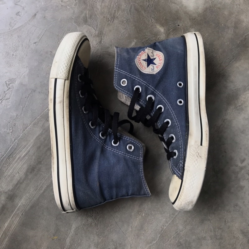 Old Converse CT Hi Navy | Shopee Philippines