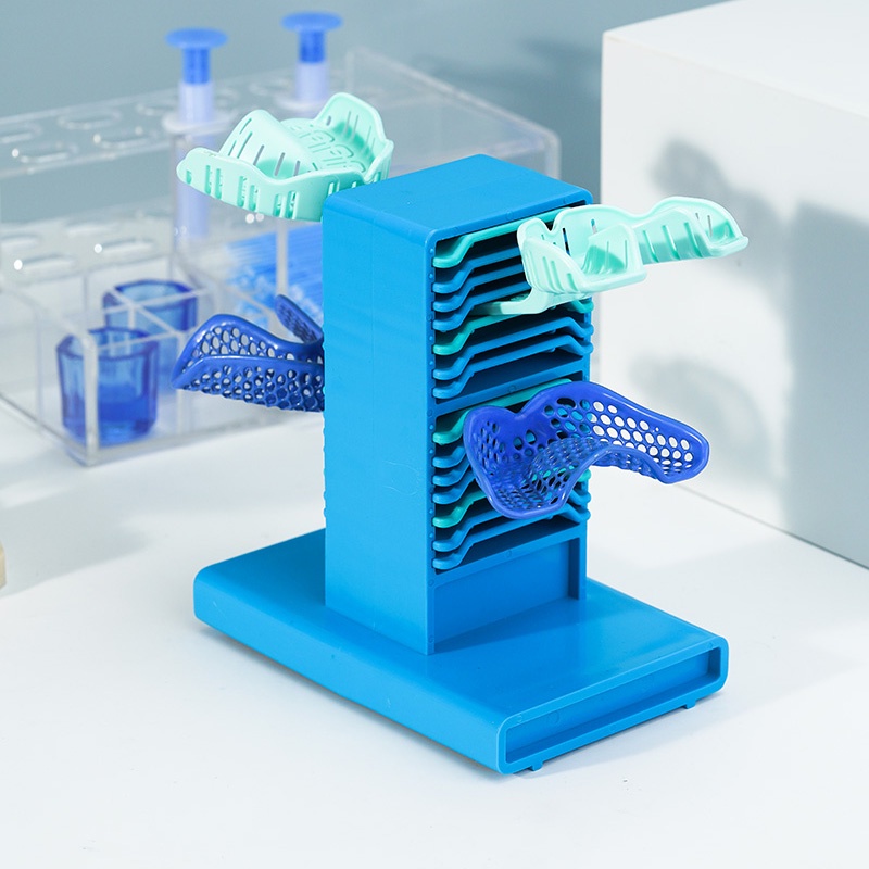 Dental impression tray plaster holder base holder dispenser cleaning ...