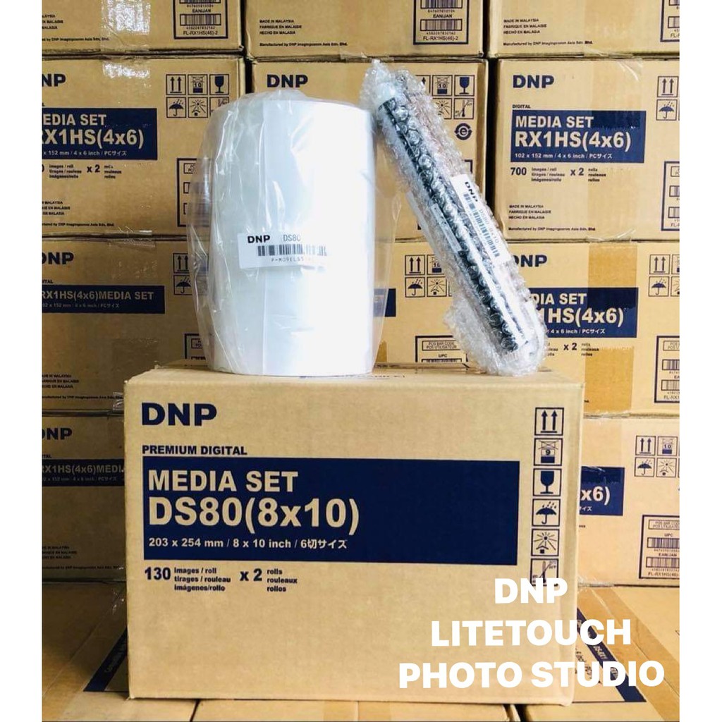 DNP ds80 1R0LL 8R 8X10 130 PRINTS | Shopee Philippines