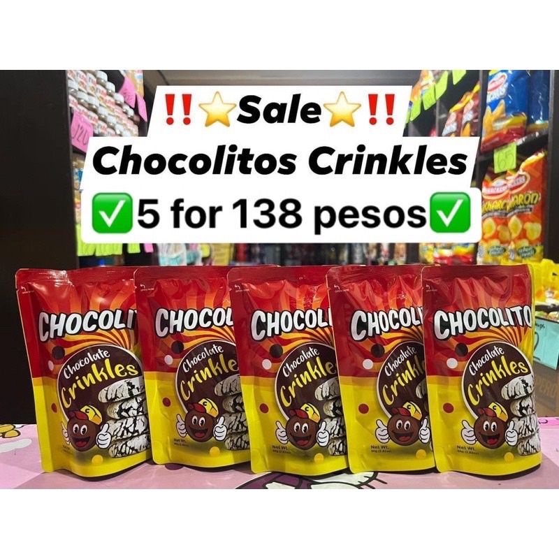 Chocolitos Crinkles 5 Packs Promo | Shopee Philippines