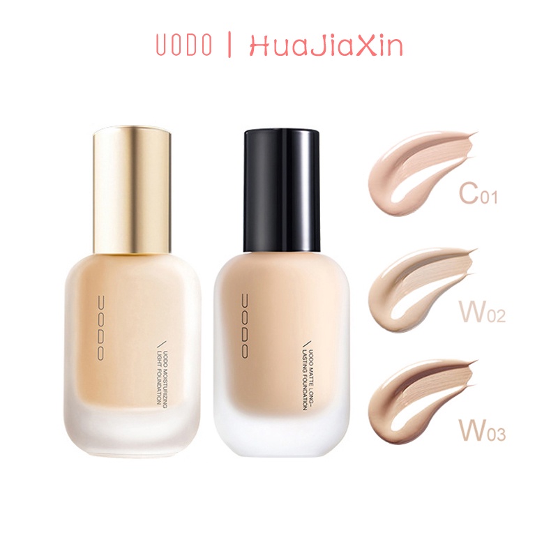 UODO Liquid Foundation Oil Control Long-Lasting Concealer Moisturizing BB Cream Skin Mixed Non ...