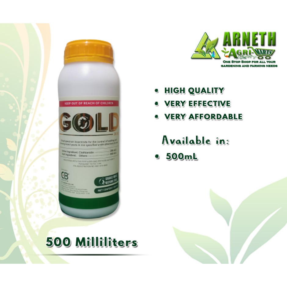 GOLD 20SC INSECTICIDE (500ML) | Shopee Philippines