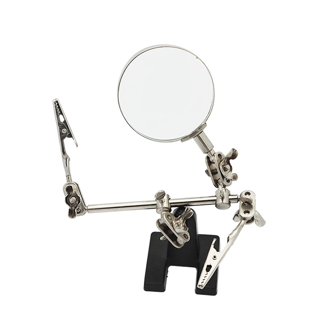 Welding Magnifying Glass Worktable Electric Soldering Iron Shelf Base ...