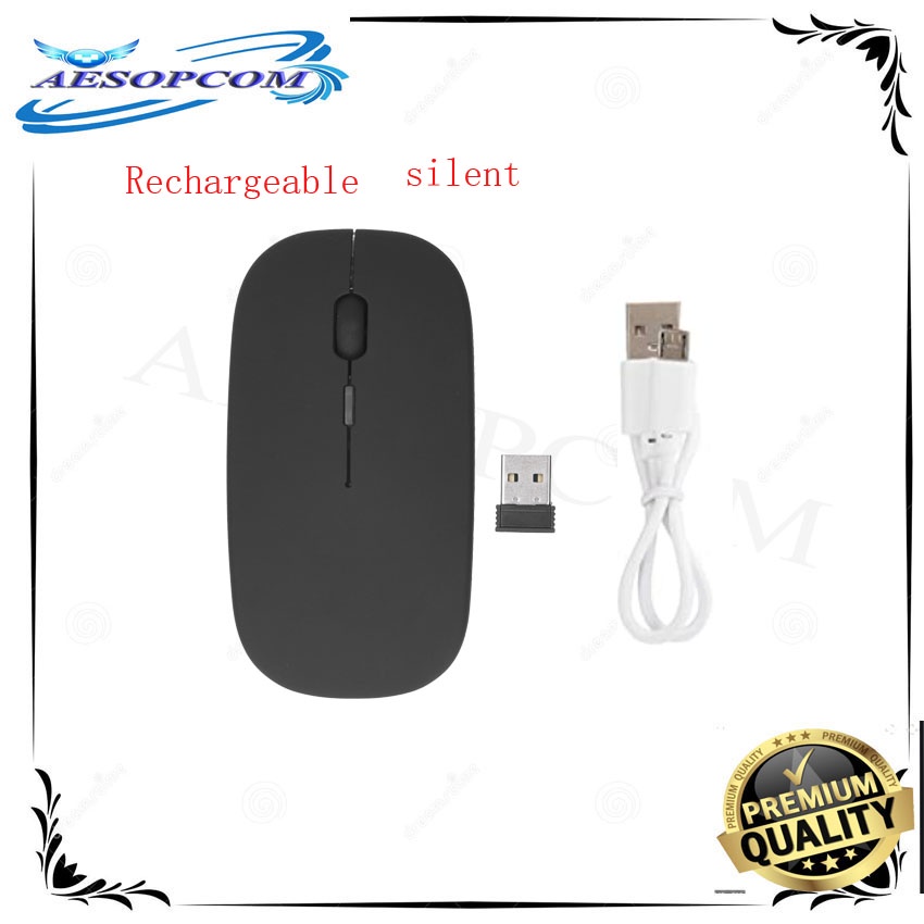 Wireless Mouse 2.4Ghz Receiver Optical Adjustable Wireless Mice ...
