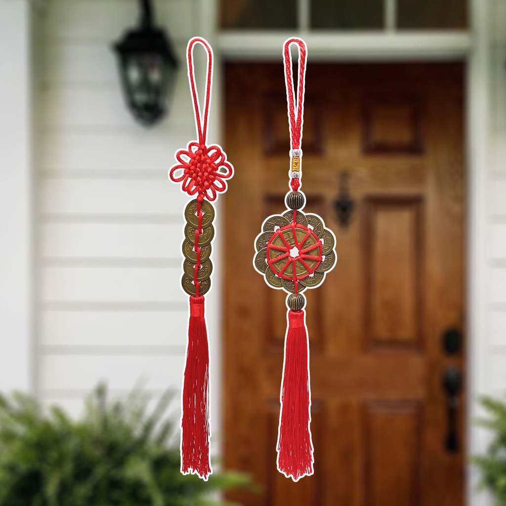 Ziyang 2024 new Door Wall Hanging Lucky Coin Charm for Wealth and Good ...