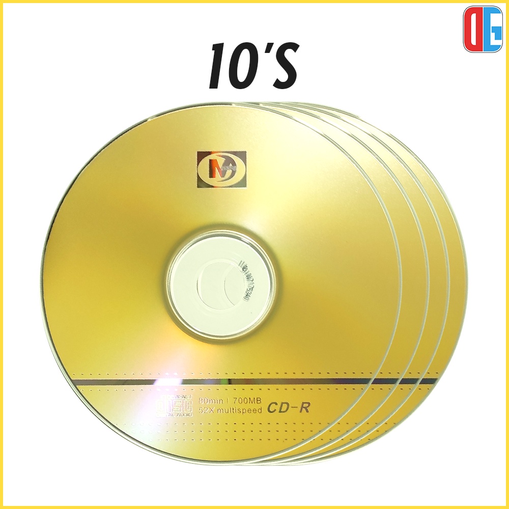 (10pcs) Generic CD-R 52x 700mb | Shopee Philippines