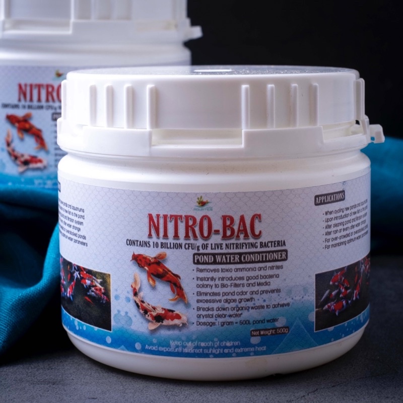 Nitro-Bac Pond Water Conditioner by Noah Aquatics (500g) | Nitrifying ...