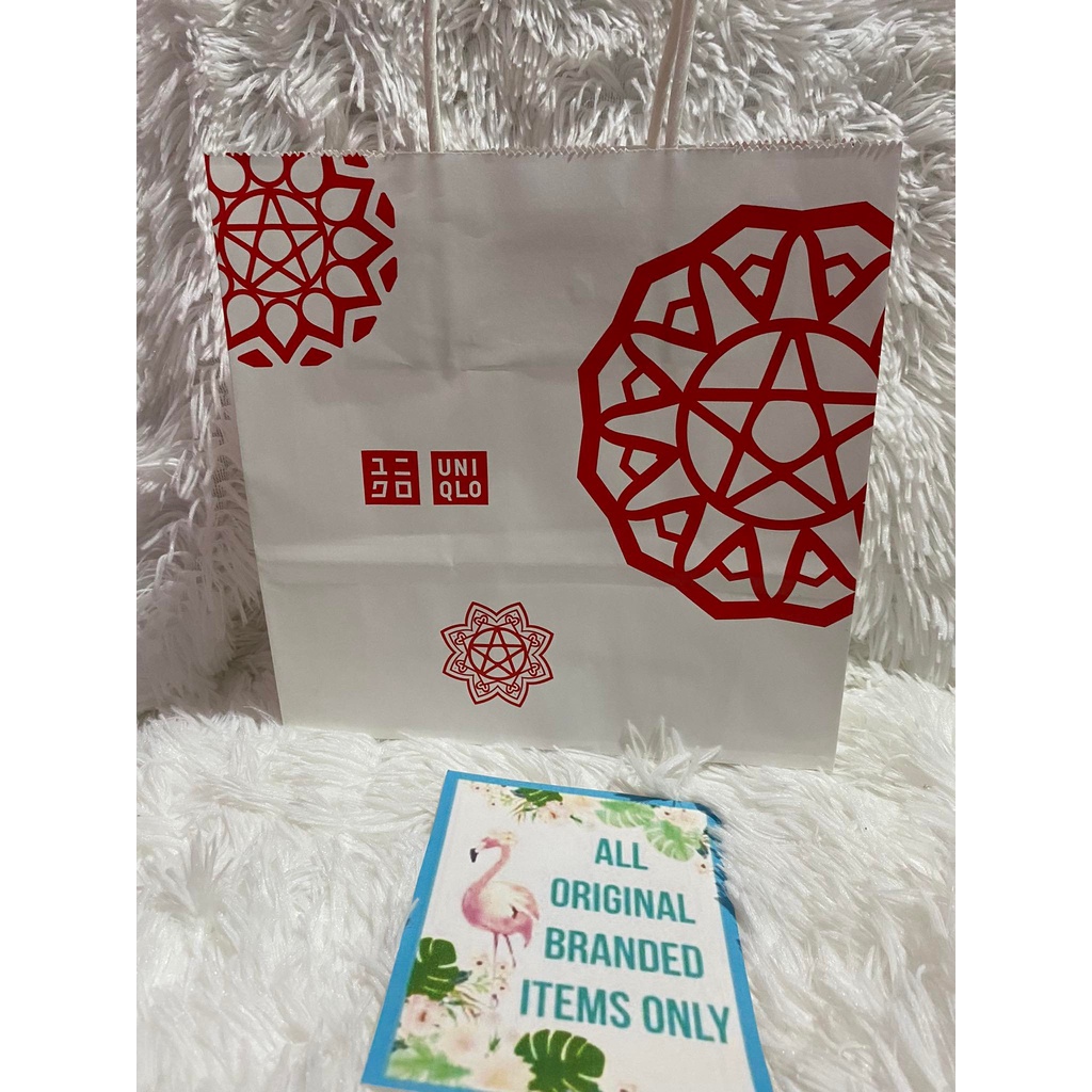2024_love11shop UNIQLO SMALL Paper Bag 2pcs 1set Paper Bag | Shopee ...