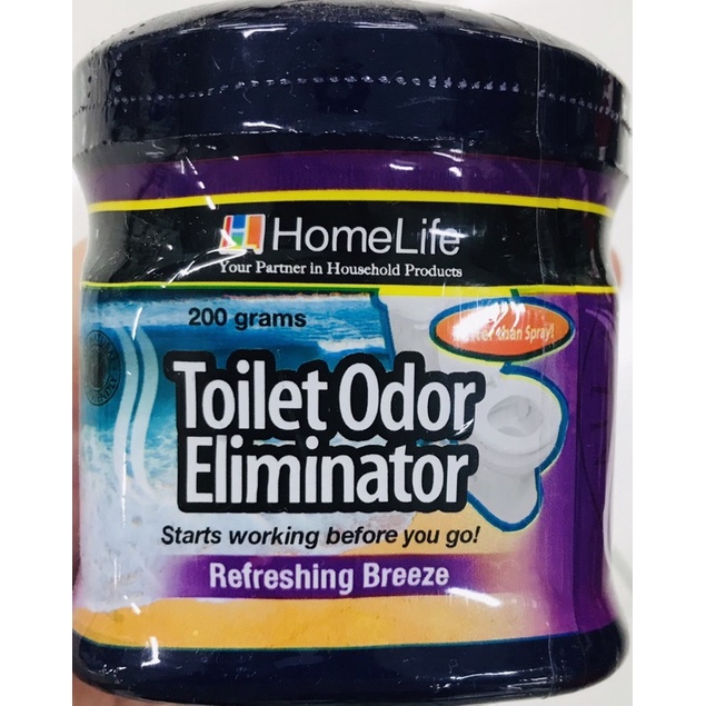 HomeLife Refreshing Breeze Scent Gel Toilet Odor Eliminator 200g ...