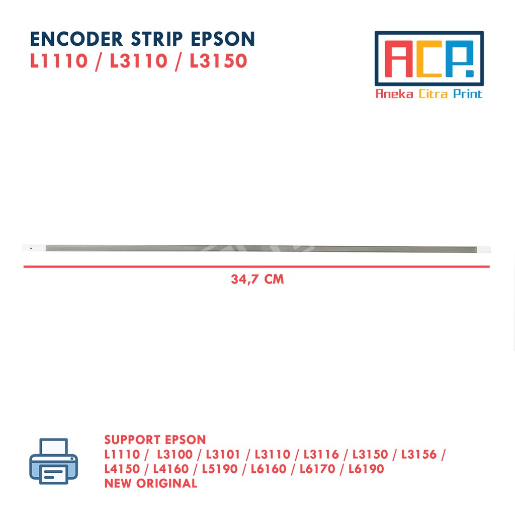 Encoder Ribbon Strip / Epson Printer Scale L1110 L3110 L3150 L3210 ...