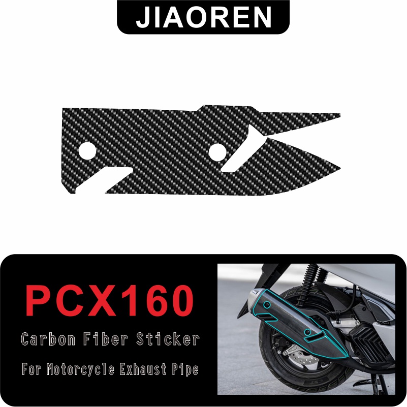 Carbon Fiber Sticker For Motorcycle Honda PCX 160 Stickers Full Body ...