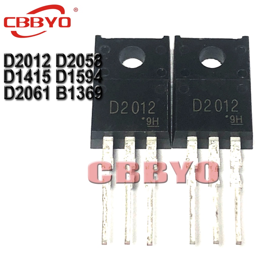 10pcs 2SD2012 D2012 TO-220F 2SD2058 D2058 2SD1415 D1415 2SD1594 D1594 ...