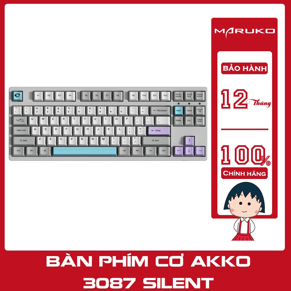Akko 3087 Silent mechanical keyboard (Akko switch) - Genuine | Shopee ...