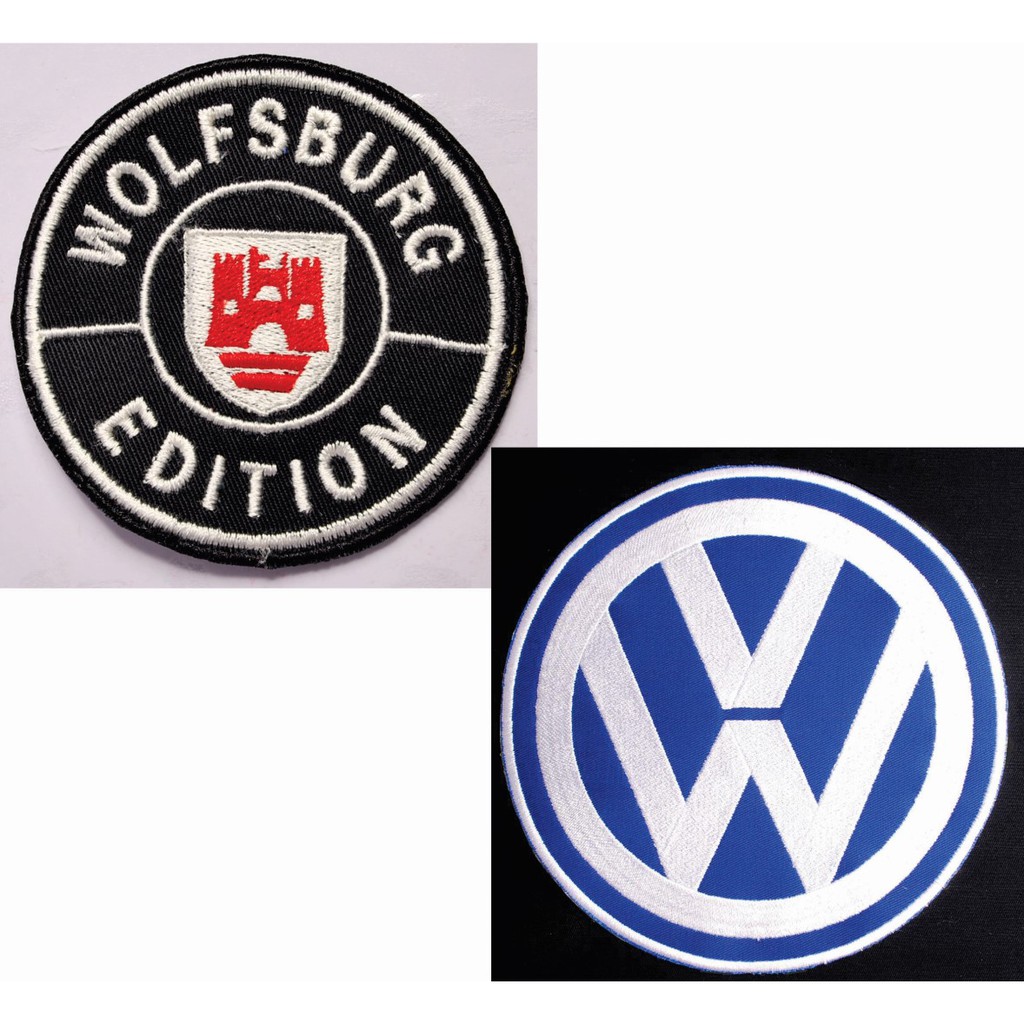 Wolfsburg Edition - VW Volkswagen Roundel Cloth Patch (SET ) | Shopee ...