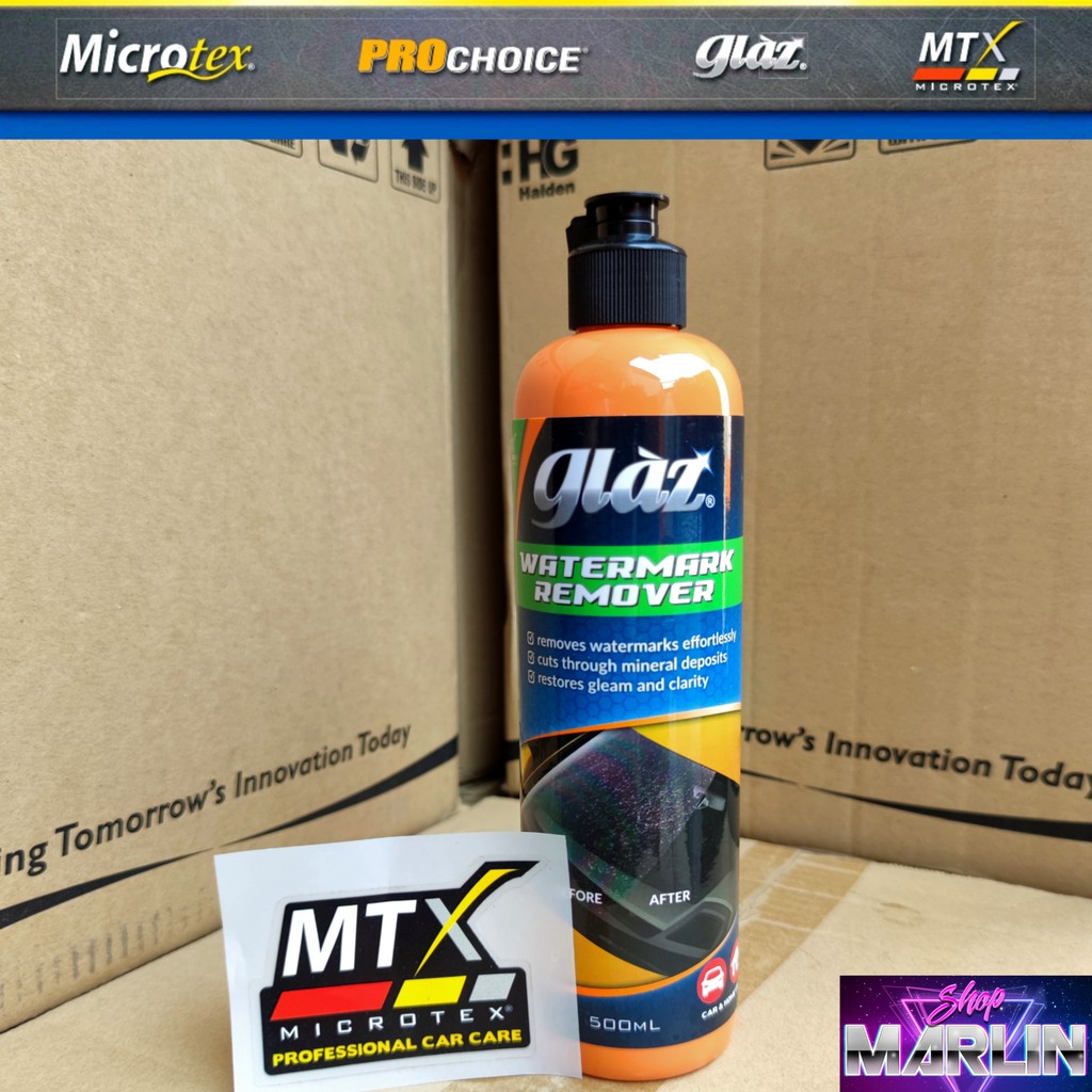 Microtex MTX Glaz Watermark Remover 500ml | Shopee Philippines