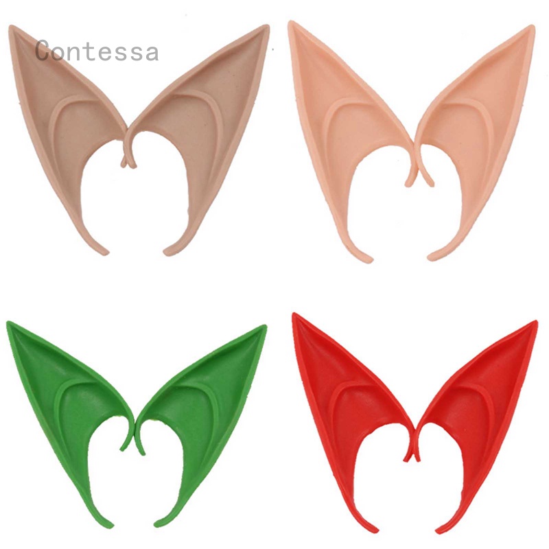 Cosplay Fairy Pixie Elf Ears for Girls Women Halloween Party Costume ...