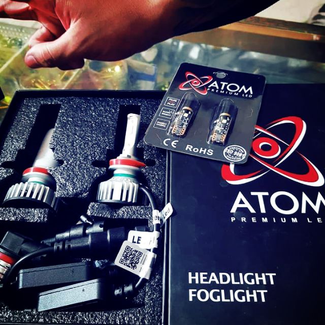 Atom Tri color best Led auto light 3in1 color 6mons warranty | Shopee ...