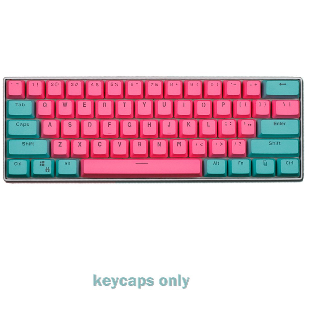 RK 61 Keycaps PBT Material OEM profile Backlit Two-Color Mechanical ...