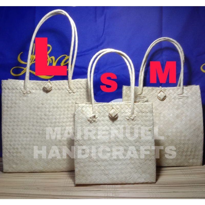Gift/Souvenir Native Bag (Natural White & Colored) | Shopee Philippines