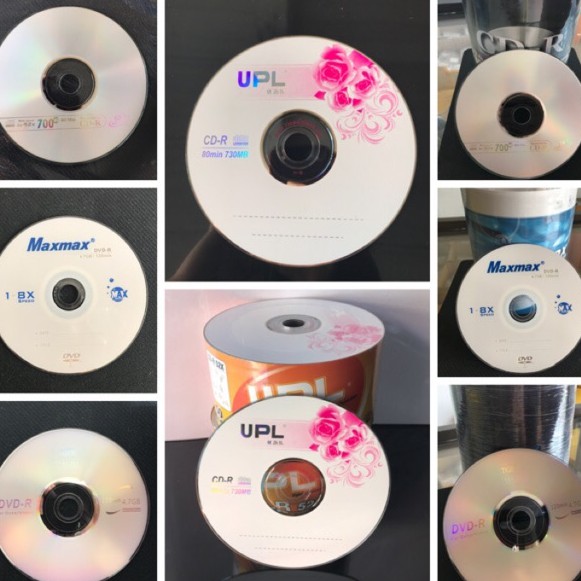 (50pcs)Blank CD-R 700mb/80min , Blank DVD-R 4.7GB/120min | Shopee ...