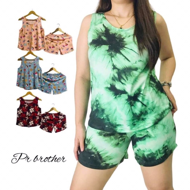 Terno Sando short Pambahay for women freesize fit small,medium up to ...