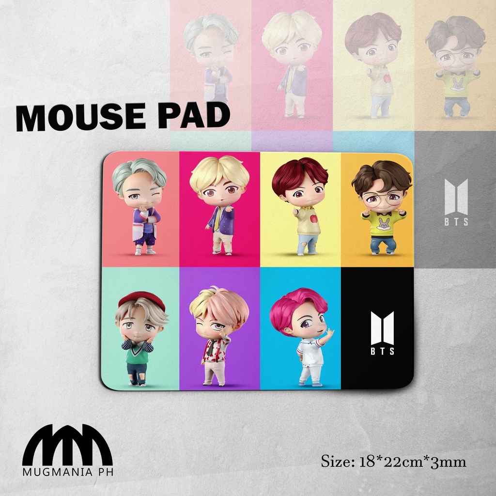 KPOP Mouse Pad - Mugmania - KPOP Character - KPOP Mouse Pad V14 - 18 ...