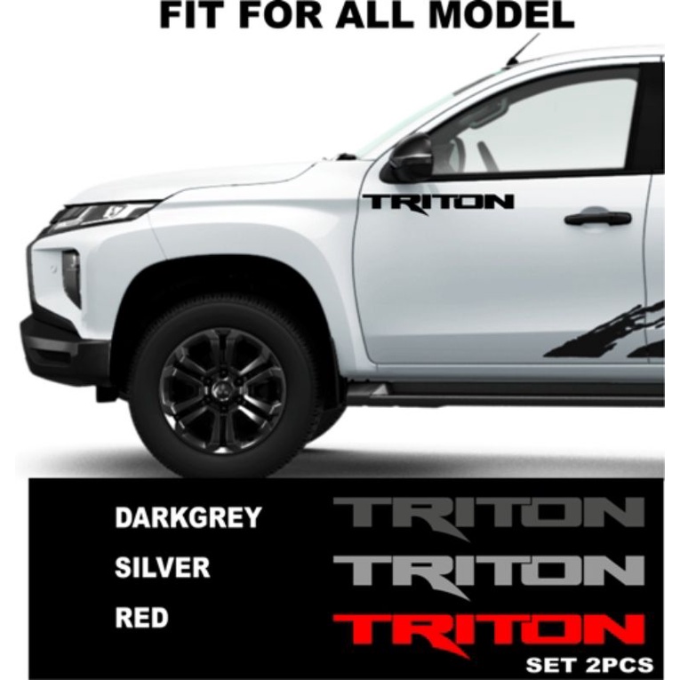 Strada TRITON Door Sticker Design set 2pcs | Shopee Philippines