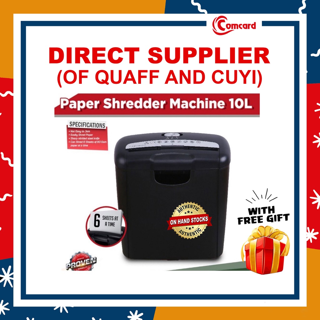 Paper Shredder Machine (For Office/Household Use) NDD | CPM | Shopee ...