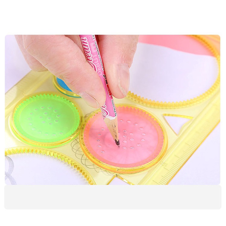 Gannise Flower Pattern Drawing Ruler Set GN-ST0048 | Shopee Philippines