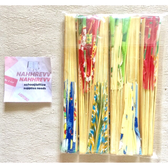 Assorted Wooden Pamaypay (retail/wholesale) | Shopee Philippines