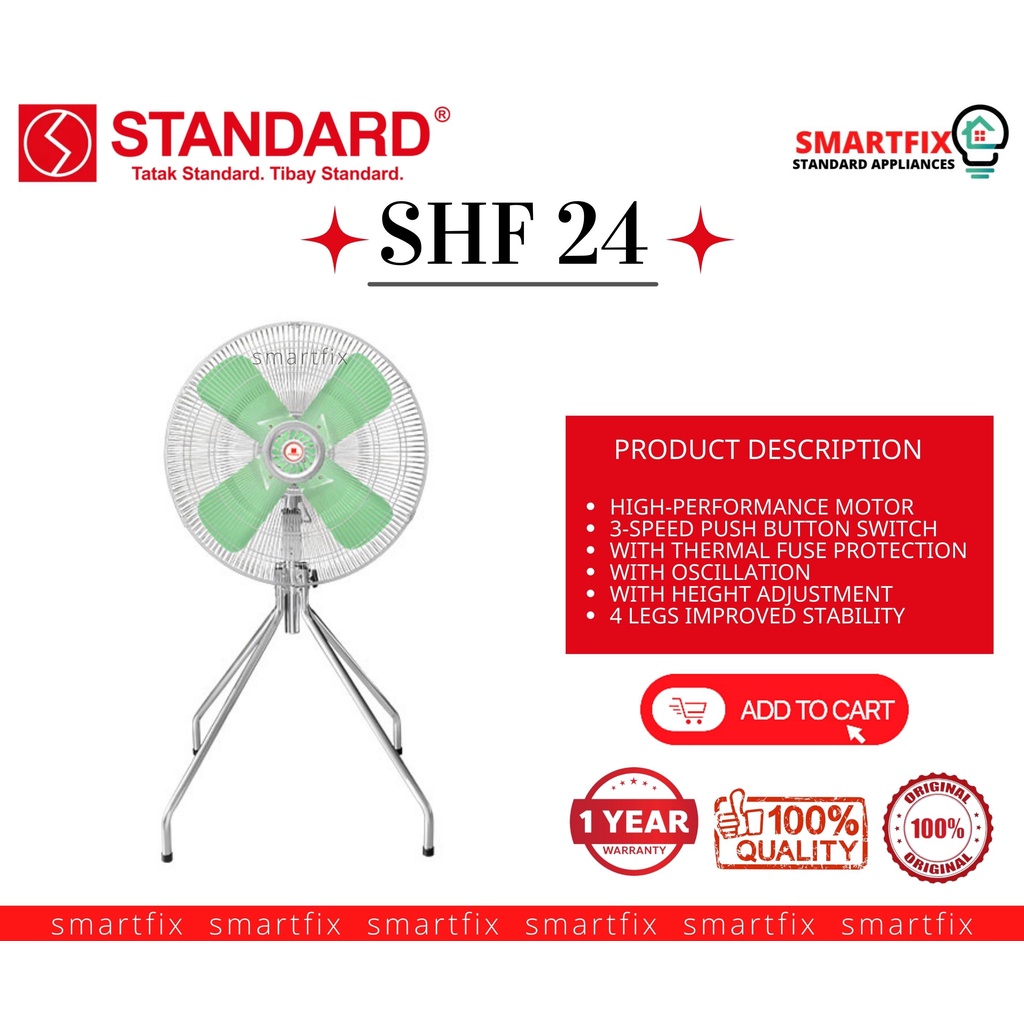 Standard Industrial Fan 24" SHF 24" | Shopee Philippines