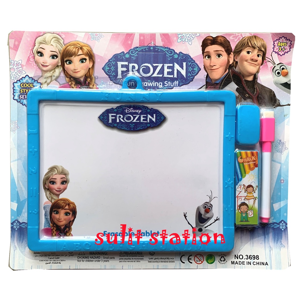 FROZEN ELSA ANNA DRAWING WRITING TRACING LEARNING WHITE BOARD with ...