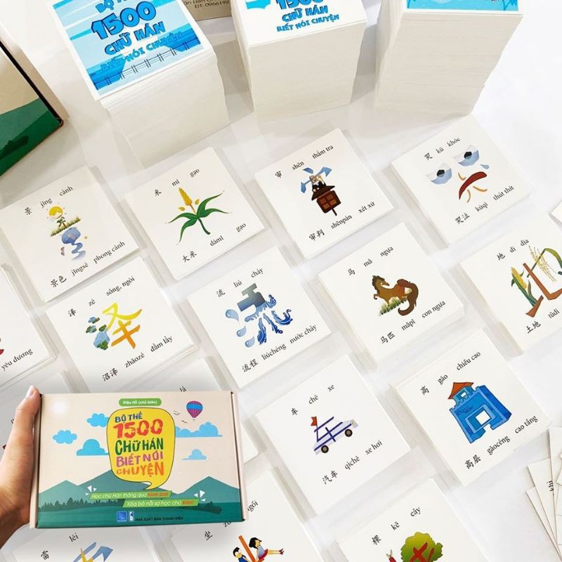 Chinese Flashcard - Set of 1500 smart Chinese vocabulary learning cards ...