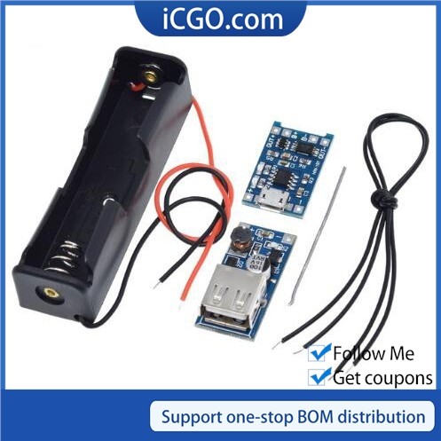 DIY Kit Micro USB 5V 1A 18650 TP4056 Lithium Battery Charger Module ...