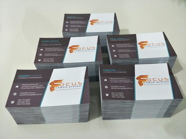 Calling Card 100pcs / Quality Prints | Shopee Philippines