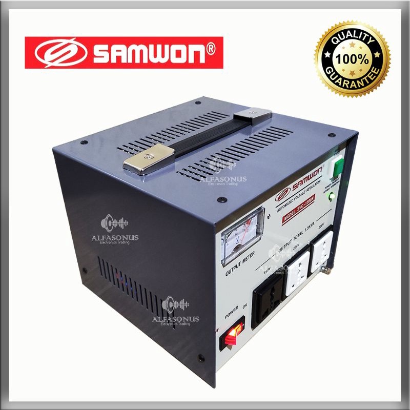 Samwon SVC-1500N Automatic Voltage Regulator / 1500Watts AVR with Time ...