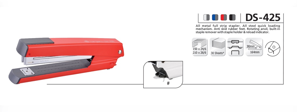 Kangaro Stapler #35 Full Strip , DS-425 | Shopee Philippines