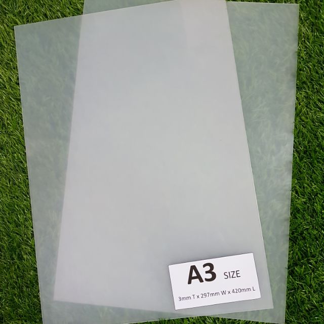 Plastic A3 Size Sheet 100% Polypropylene ( PP ) Material | Shopee ...