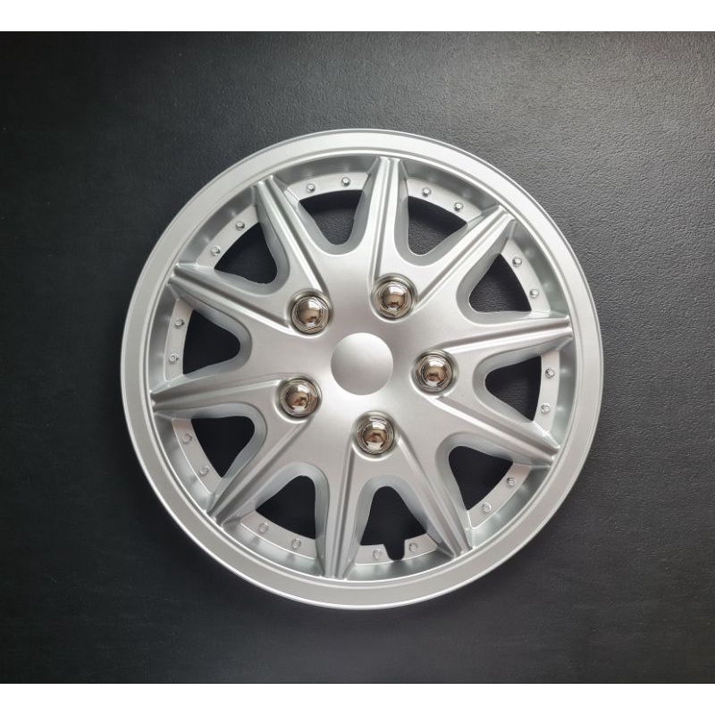 R15 (4 Pc) Wheel Hub Cap Silver Design Hi Ace Innova H100 Etc | Shopee ...