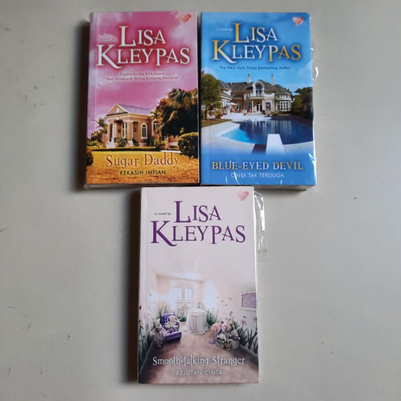 Lisa kleypas Novel Travis Series 3 Books - sugar daddy, blue eyed devil ...