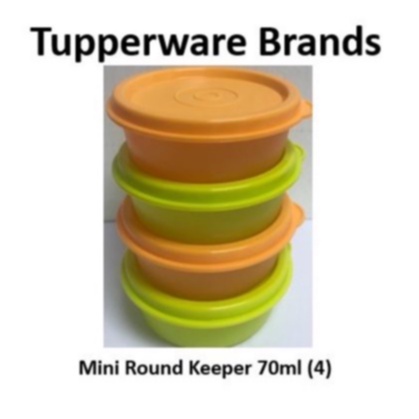 Tupperware Mini Round Keeper 70ml (4 ) | Shopee Philippines