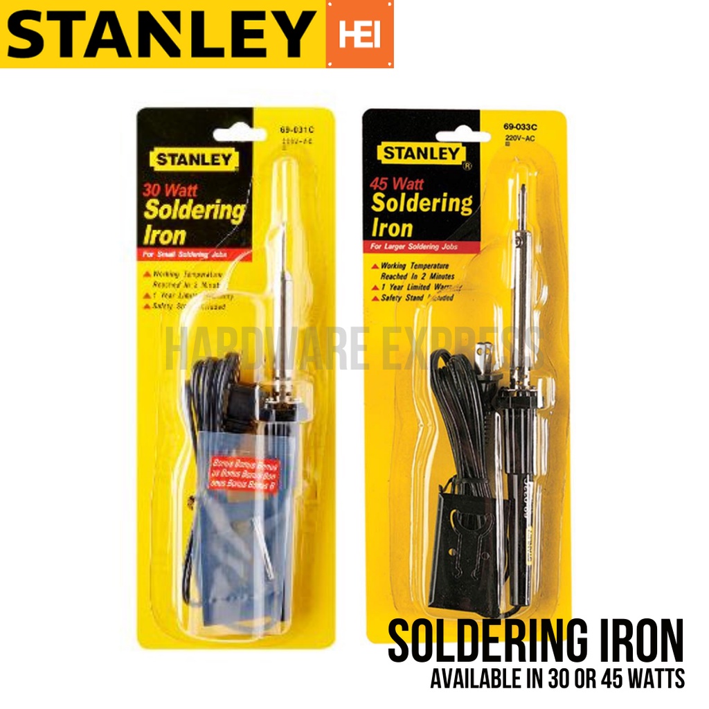STANLEY Soldering Iron 30W 69-031C or 45W 69-033C | Shopee Philippines
