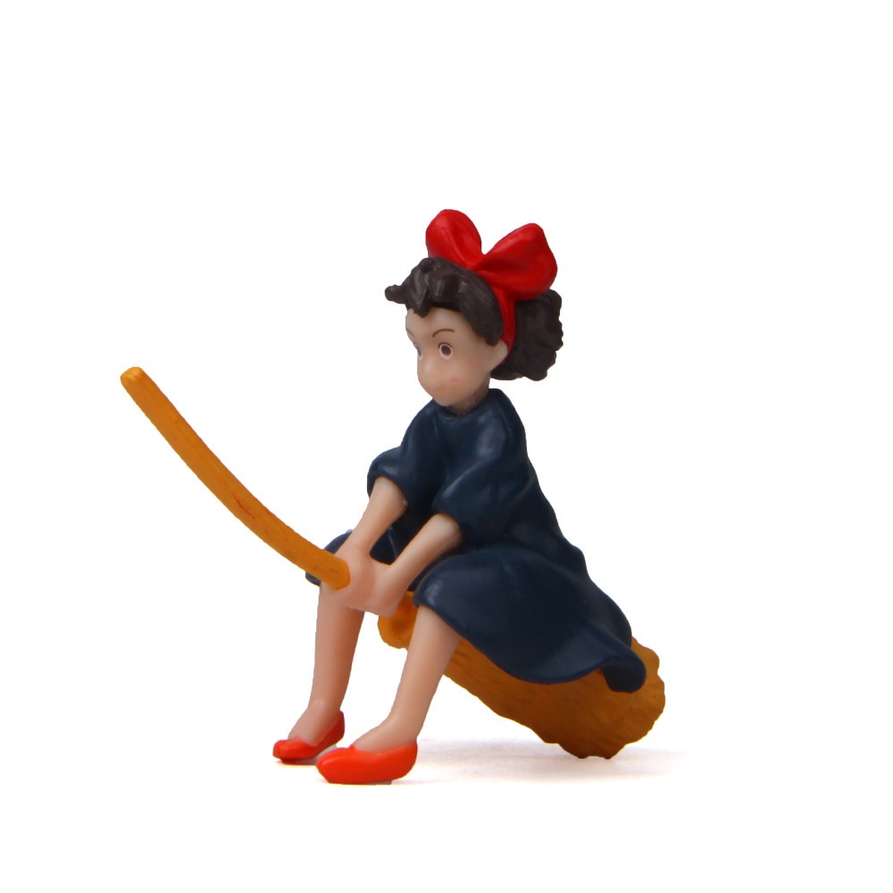 Anime Cartoon Toru Hara Kiki's Delivery Service Kiki Sit On The Broom ...