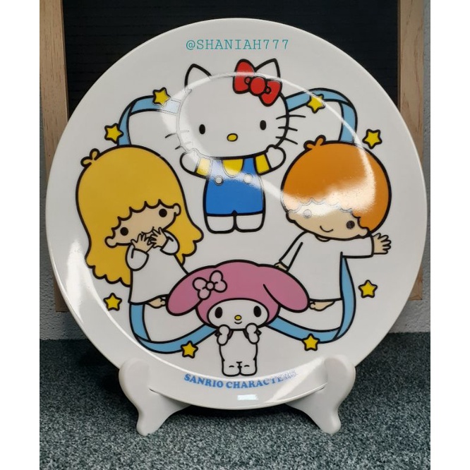 SANRIO Hello Kitty Lawson 40th Anniv.Plate LTD Characters Fair Prize ...
