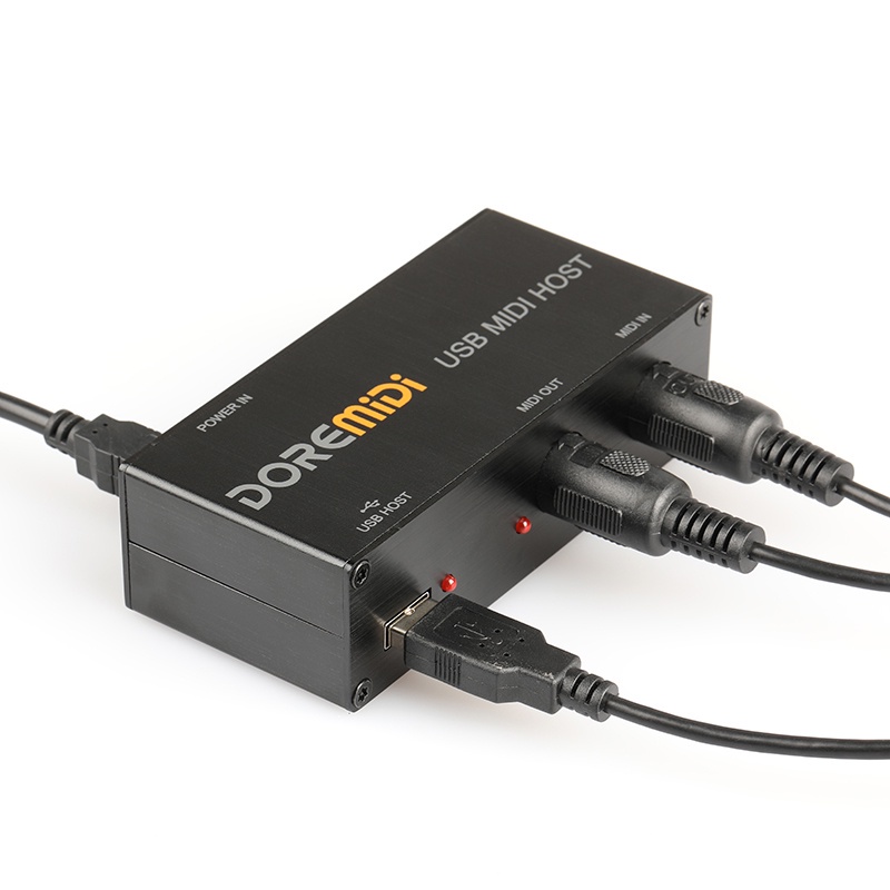 MIDI Host Box USB to MIDI Converter Universal Standard MIDI Interface ...