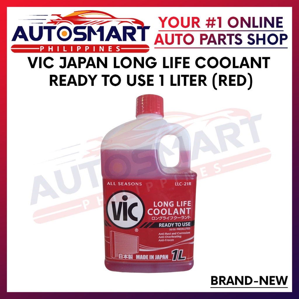 Vic Japan Long Life Coolant Ready to Use 1 Liter Red | Shopee Philippines