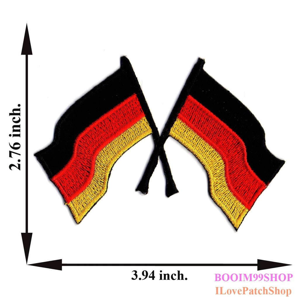 Cut Iron Attach Embroider Diy German Brook Flag | Shopee Philippines
