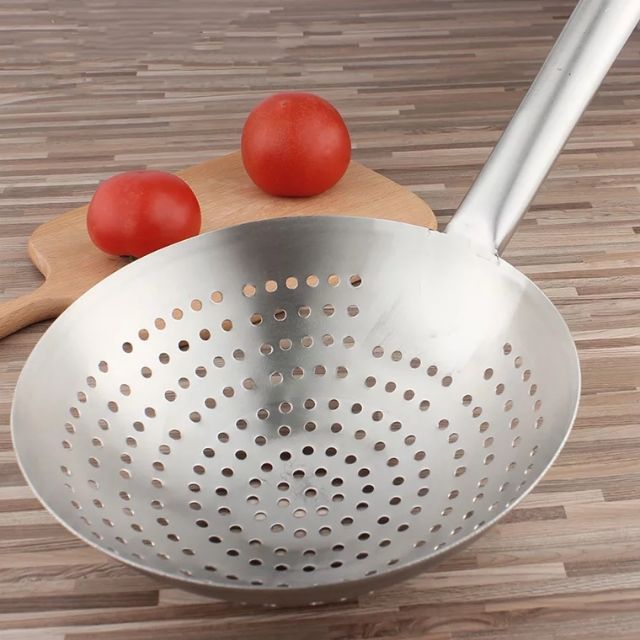 28cm Oil colander Stainless steel thickened Kitchen tools strainer ...